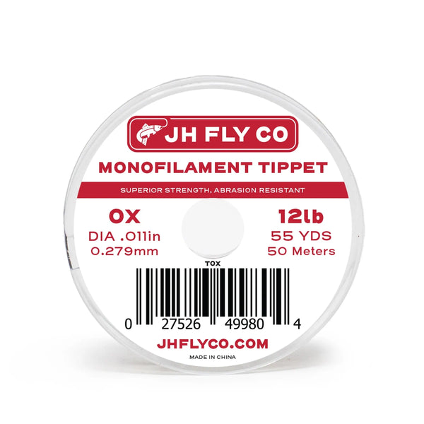 JHFLYCO Monofilament Nylon Tippet – Clear, Strong & Flexible Fly ...