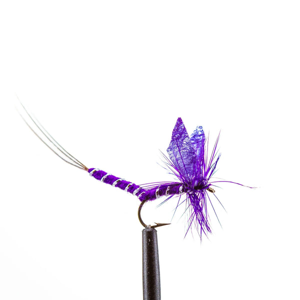 Purple Mayfly – High-Vis Mayfly Dry Fly | JHFLYCO – Jackson Hole Fly ...