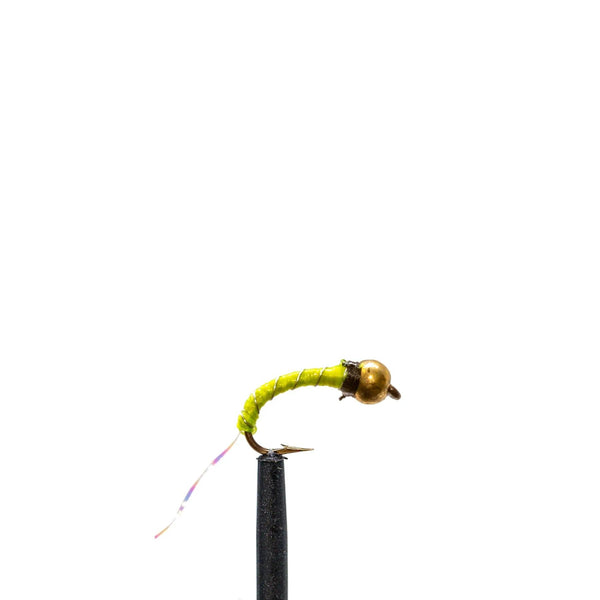 Zebra Midge - Chartreuse – Jackson Hole Fly Company