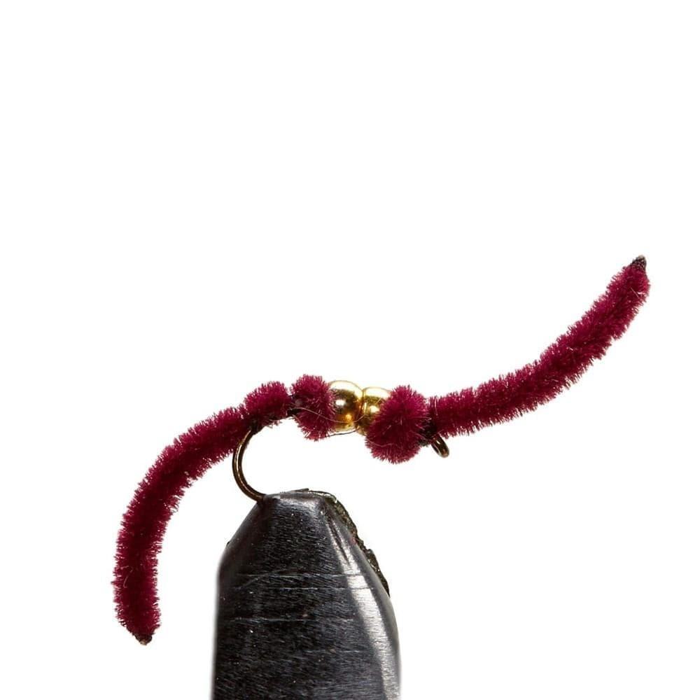 Double Bead "Ron Burgundy" Ultra Worm – Jackson Hole Fly Company