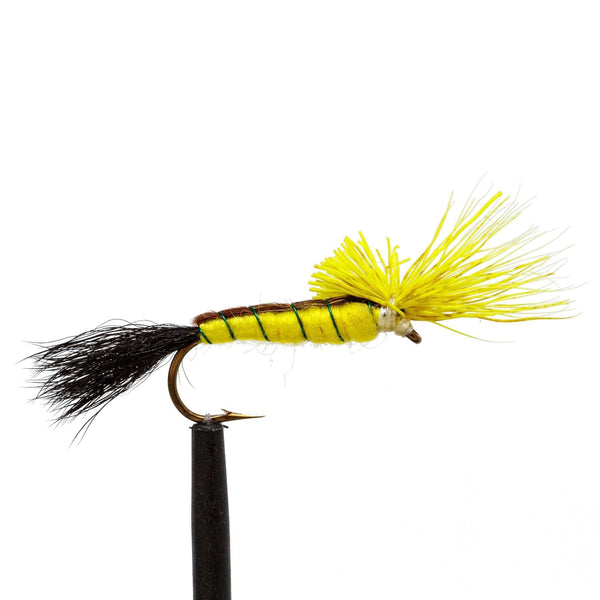 Parachute Hex – Yellow/Black Dry Fly (Michigan Caddis) – Jackson Hole ...